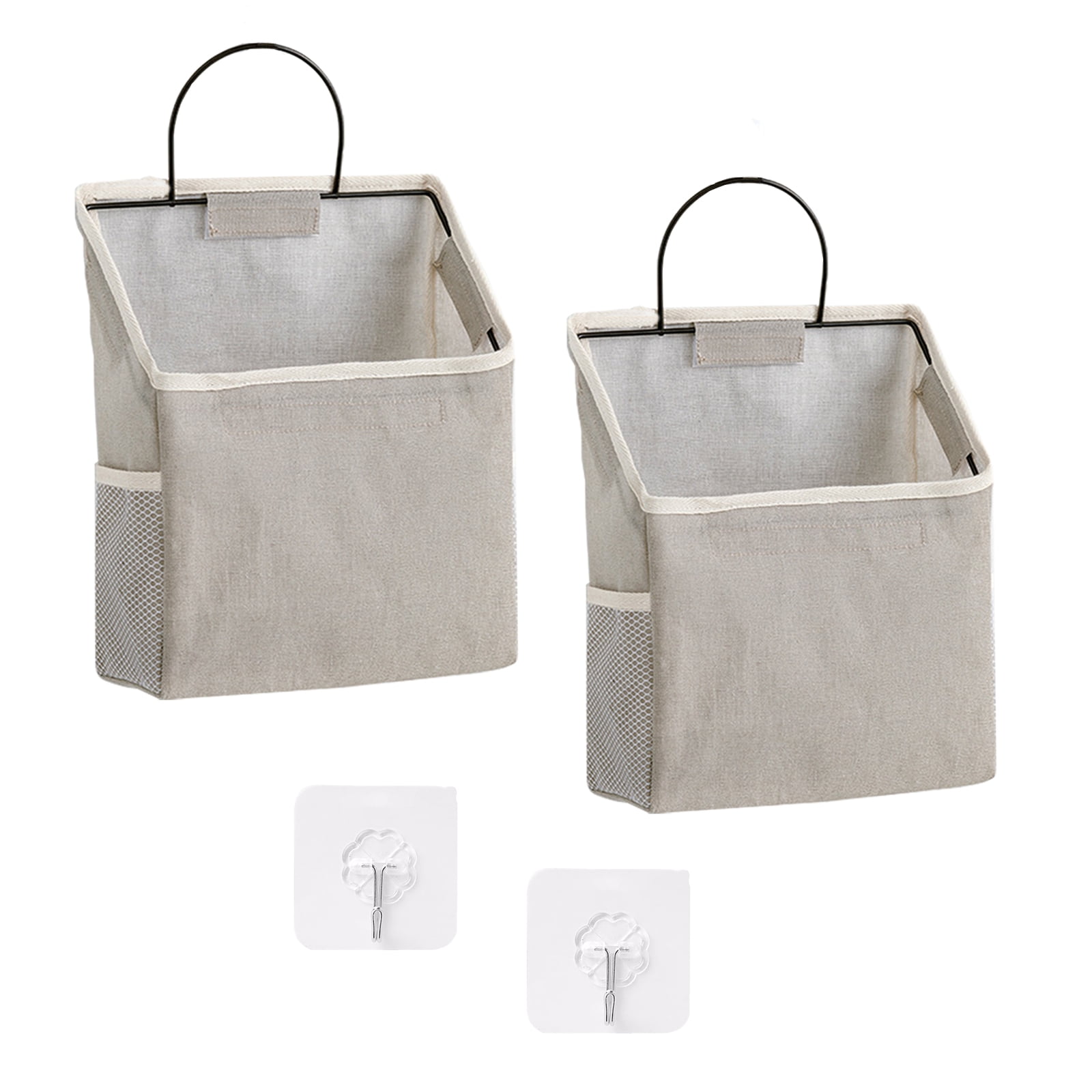2 Pack Wall Hanging Storage Bags Closet Hanging Storage for Pocket ...