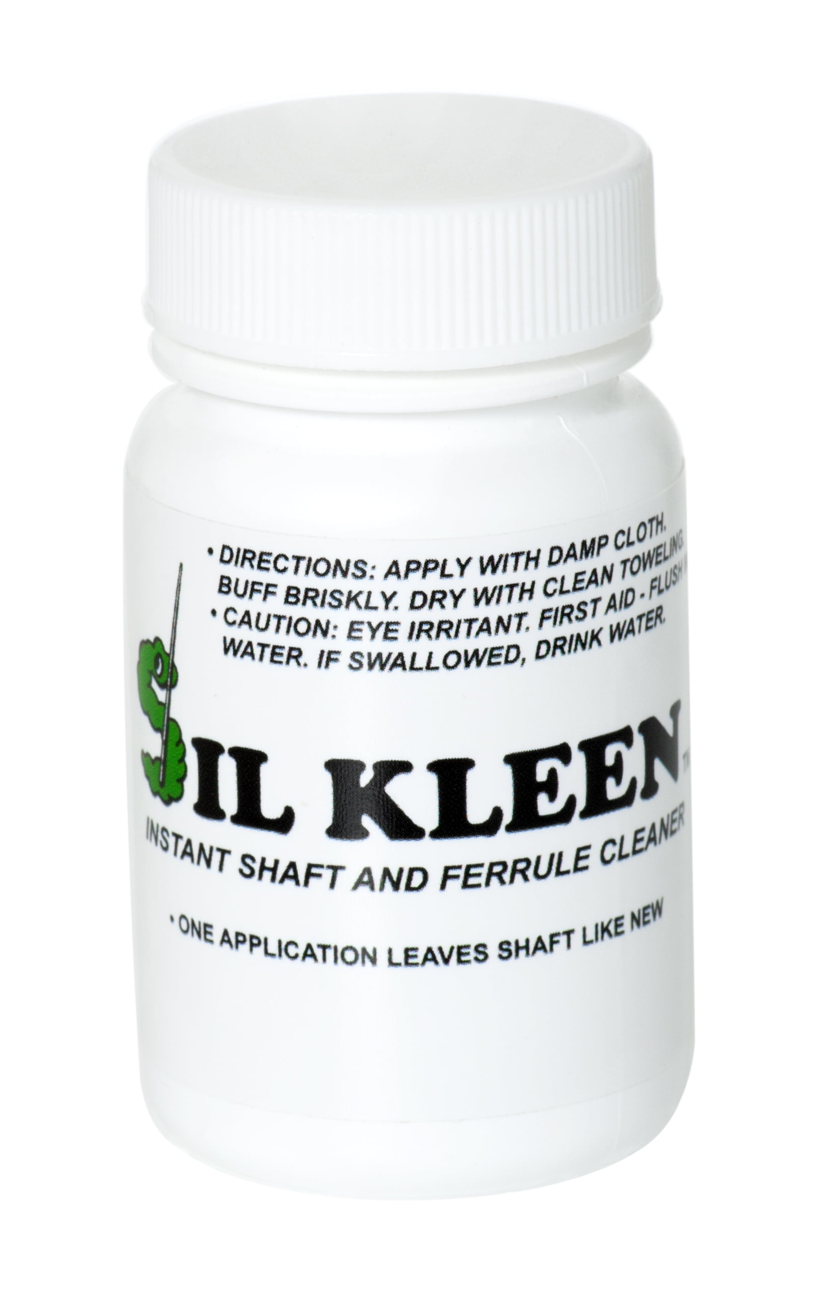 Cue Silk Sil Kleen Dry Powder Billiard Pool Cue Shaft and Ferrule ...