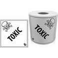 KOVOT 4"x4" Toxic DOT (Class 6) Hazardous Materials Warning Labels 500 ...