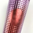 Starbucks 2021 Pink Purple Grid Cold Tumbler 24oz Brand New - Walmart.com