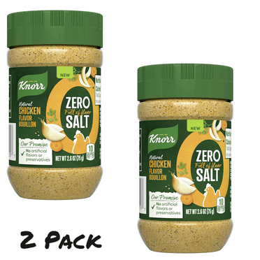 Unilever Knorr Zero Salt Chicken Bouillon Powder, 160g, Sodium-Free ...