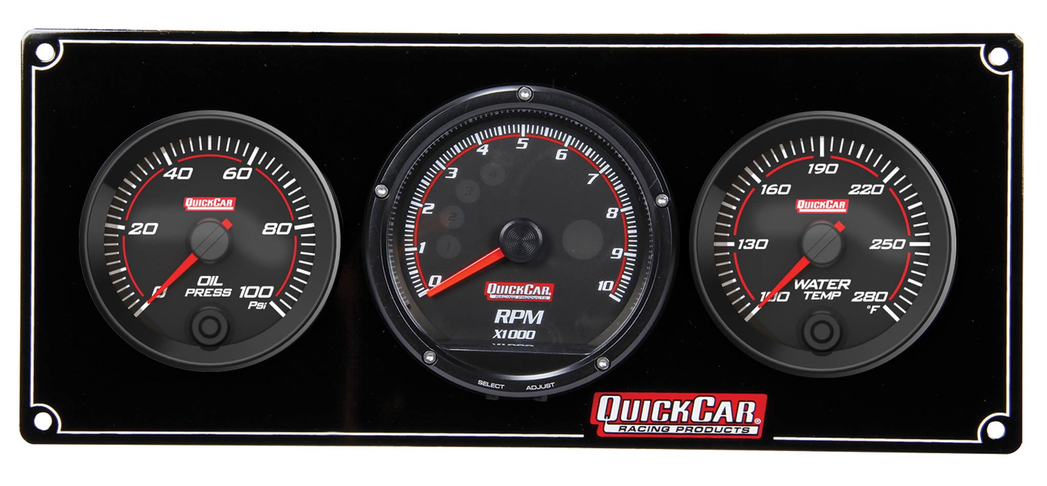 Redline 2-1 Gauge Panel OP/WT w/Recall Tach - Walmart.com