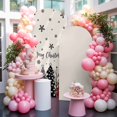 6FT Arch Backdrop Covers, Red Black Christmas Tree Wedding Arch Cover ...
