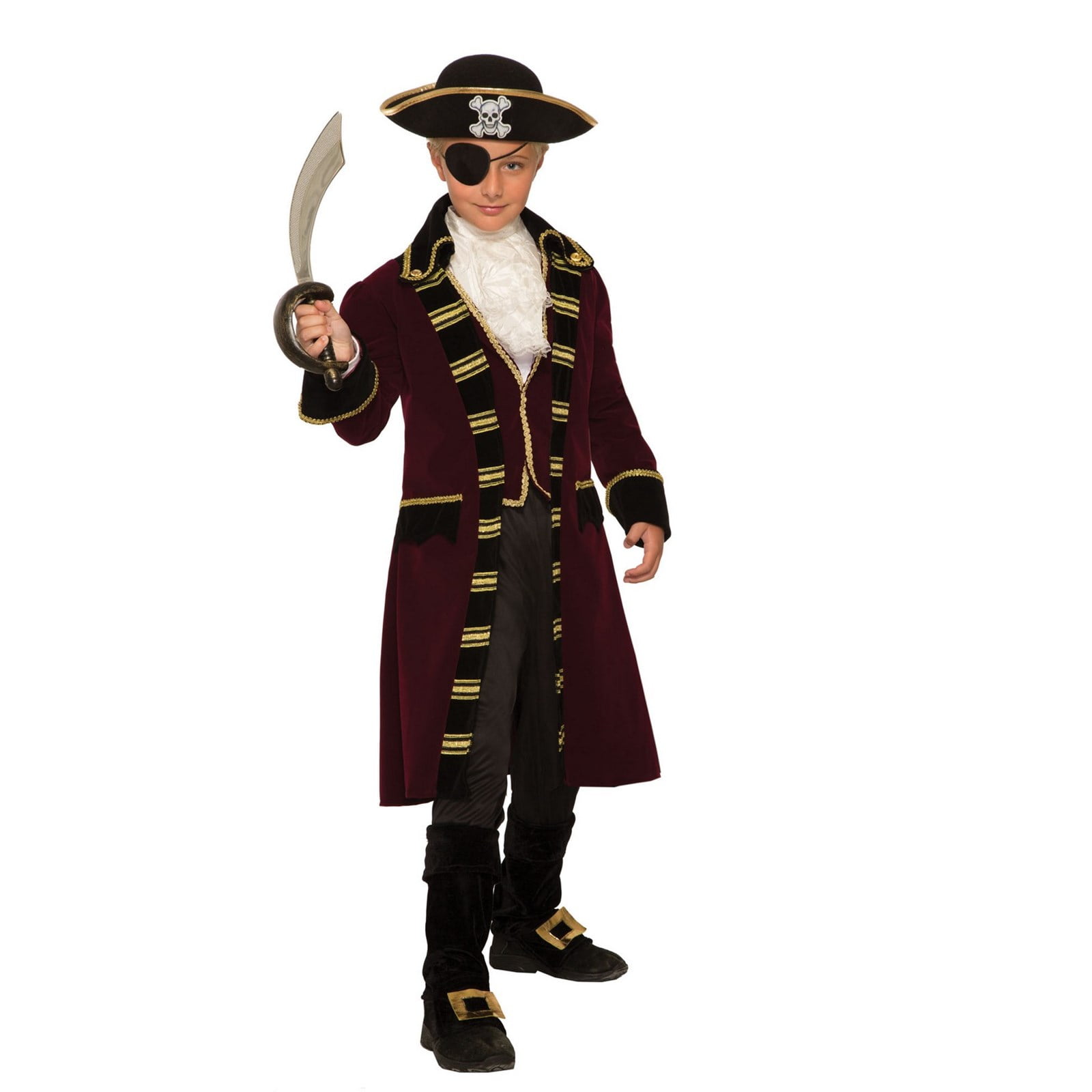 Boys Buccaneer Captain Costume - Walmart.com