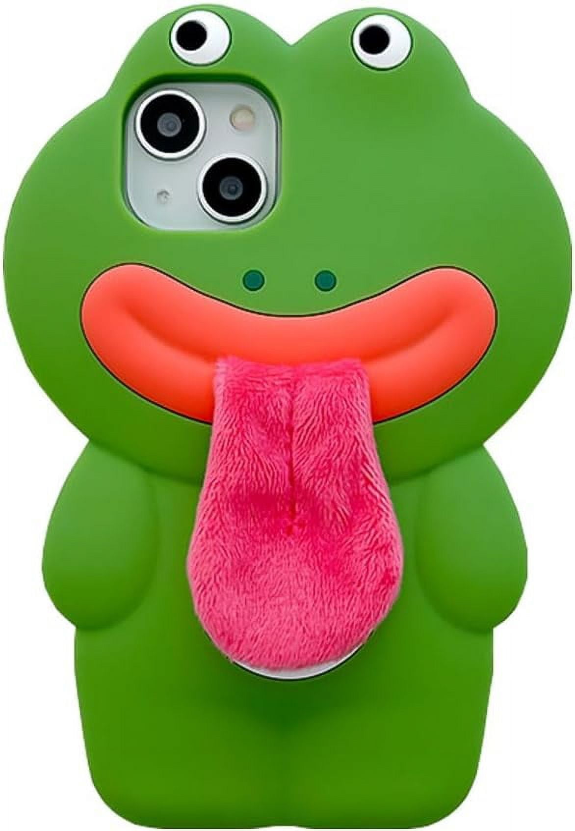 Kawaii Frog Phone Cases for iPhone 14 Pro Max,Cute Cartoon Green Frog ...