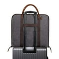 Carry On Garment Bag for Business Travel S-ZONE Canvas Leather Men Suit ...