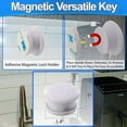 Magnetic Childproof Cabinet Lock Keys - 2pc Set - For Magnetic Drawer ...