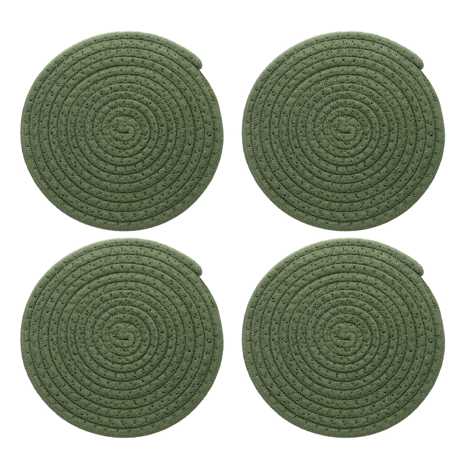 Click here for Uxcell 4 Pcs Round Braided Placemats  7.9 Woven Pl... prices