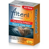 Alteril Natural Fall Asleep Faster Sleep Aid Non Narcotic Fast Acting ...