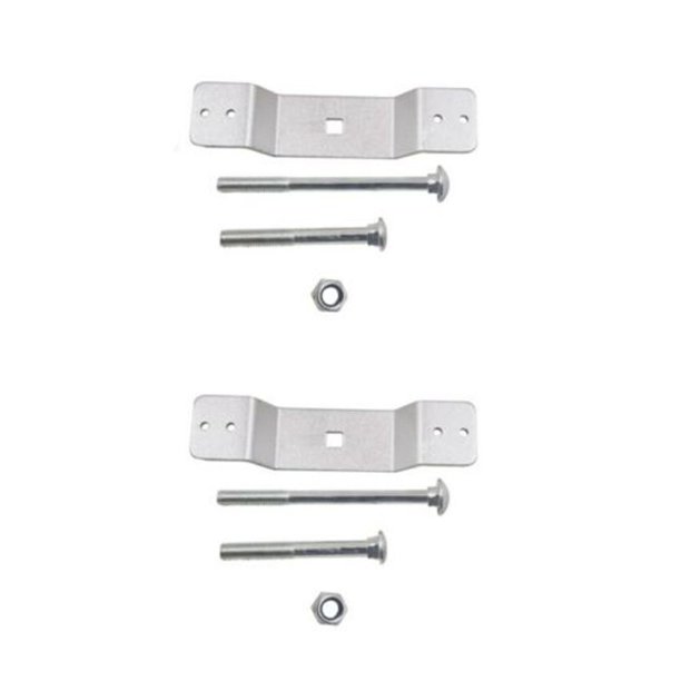 LisFaxbo 2 Sets Trailer Spare Tire Mounting Wheel Mounting Bracket Kit ...