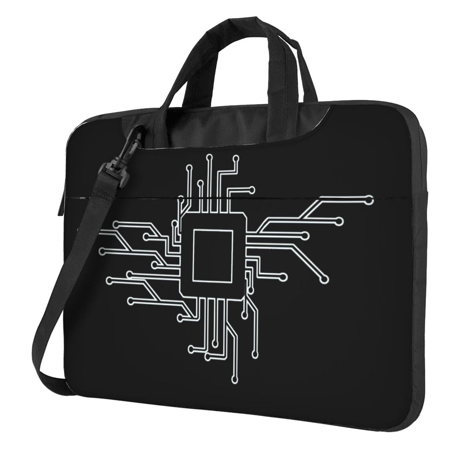 Computer Chip Symbol Laptop Bag, 14 inch Laptop or Tablet, Business ...