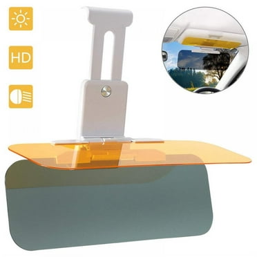 Unique Bargains Gray Faux Leather Car Sun Visor CD DVD Storage Sunglass ...