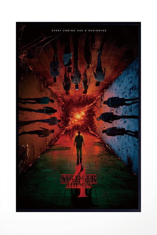 Stranger Poster Season 4 Poster Canvas Poster Frameless Gift 12 x 18 ...