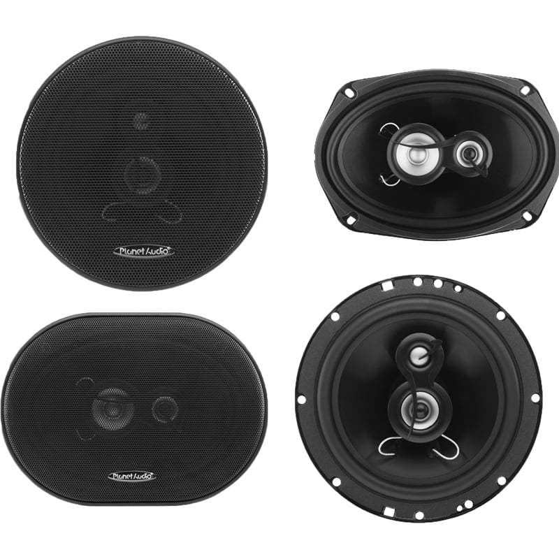 Planet Audio Torque 6.5" + 6" x 9" Full Range Car Speaker Combo TRQ623 ...