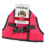 Simply Dog Small Neon Knockout Pink Reflective Dog Body Harness, Color ...