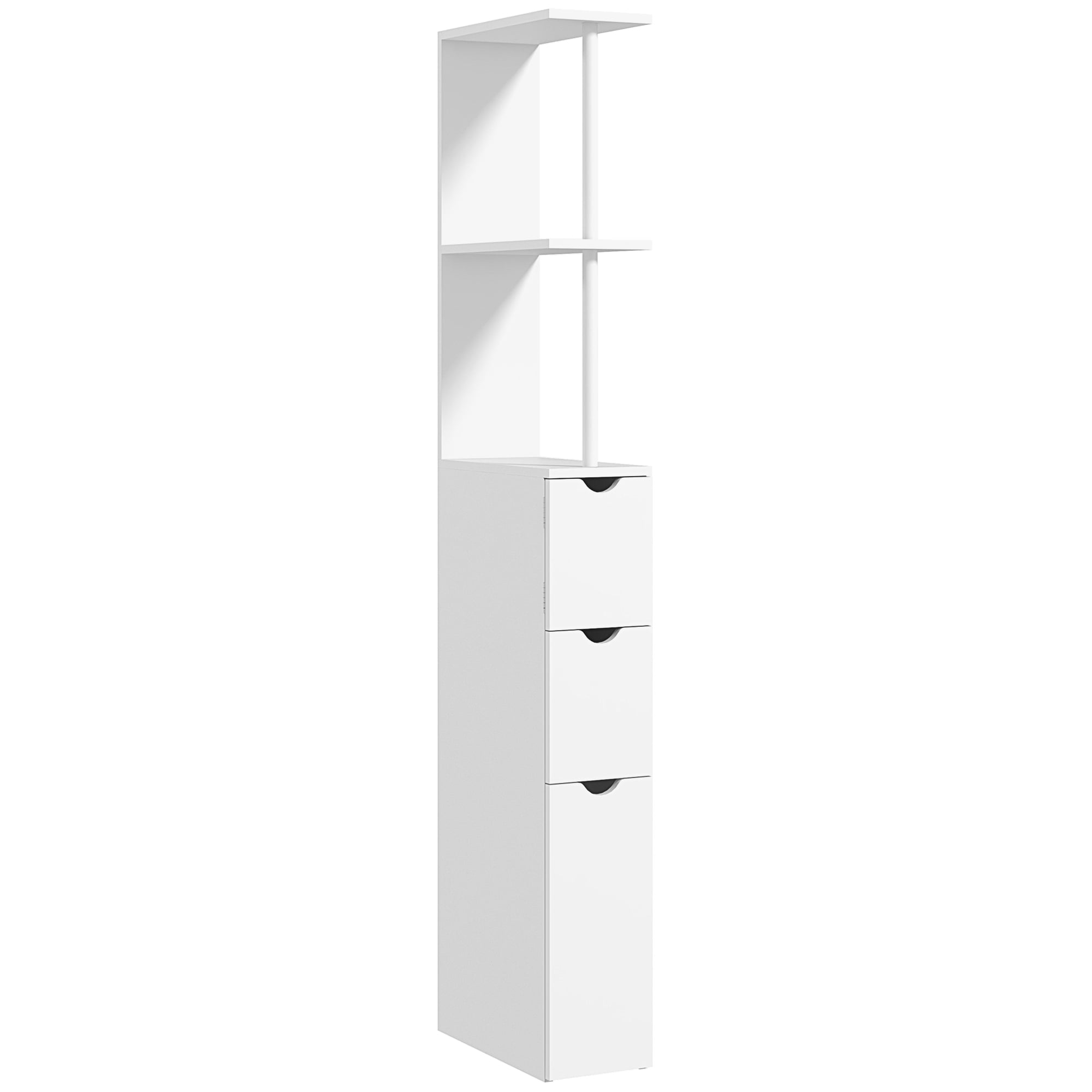 Click here for Homcom Narrow Bathroom Floor Cabinet With Drawer... prices