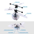 iMountek Flying Ball Toys, Rechargeable Light-up Ball Drone Infrared ...