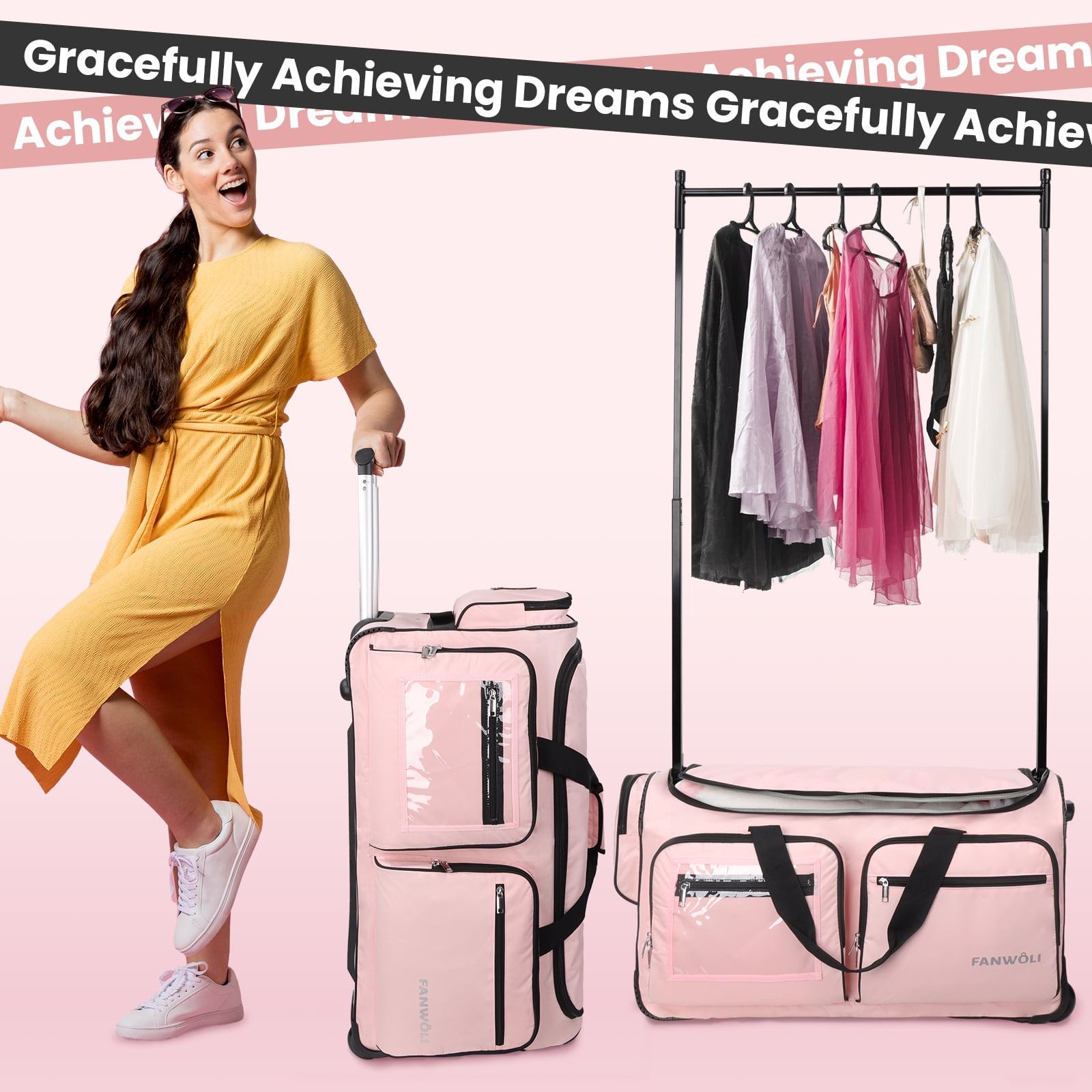 Dance Competition Suitcase Amazon.com | Dance Bag With Garment Rack