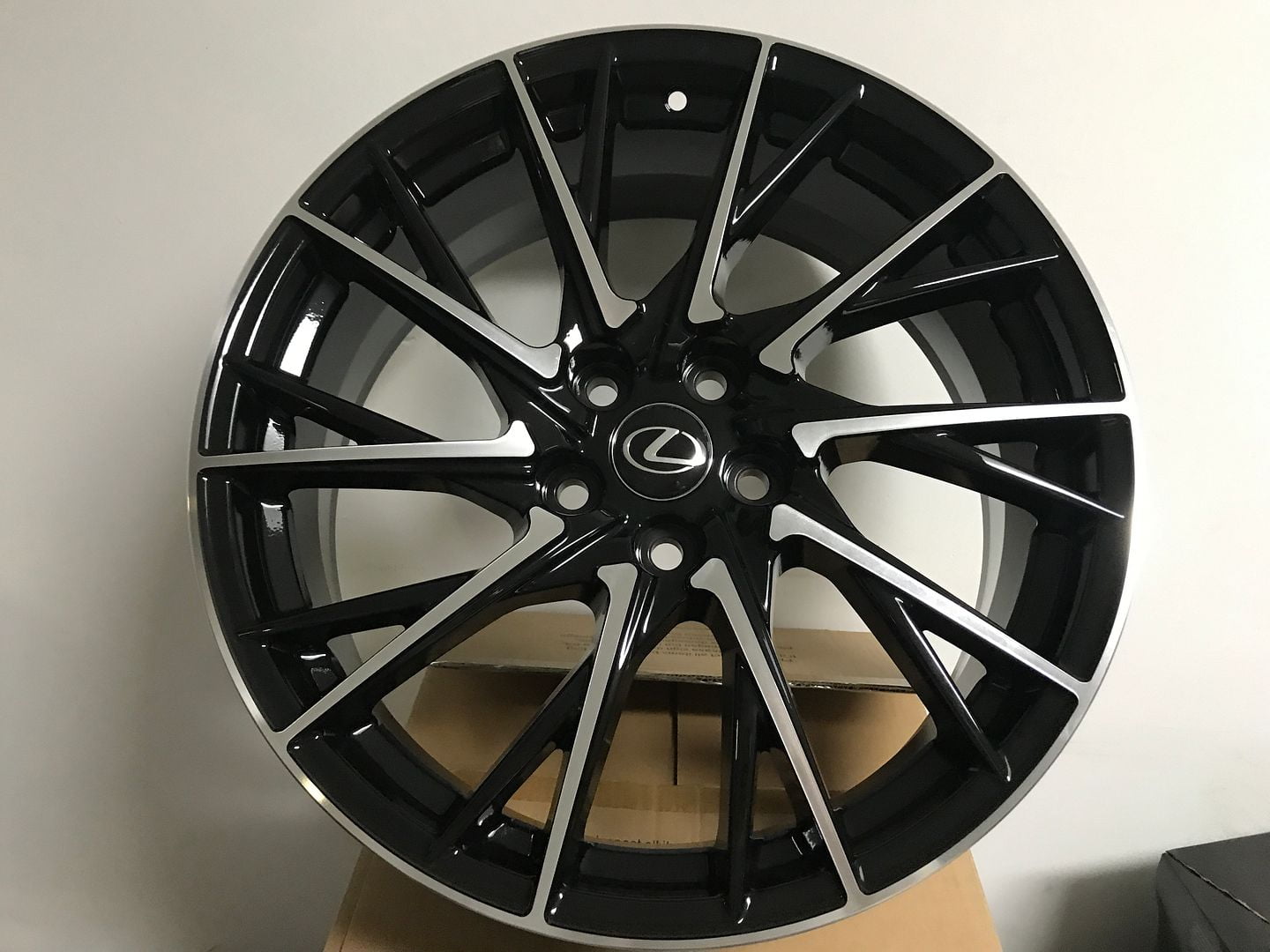 New 19" x 7.5" Replacement Black Alloy Wheels fits Lexus RC F LC 5x100 ...