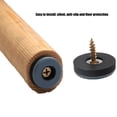 20Pieces Plastic Furniture Glides With Reusable Screws For Chair Legs ...
