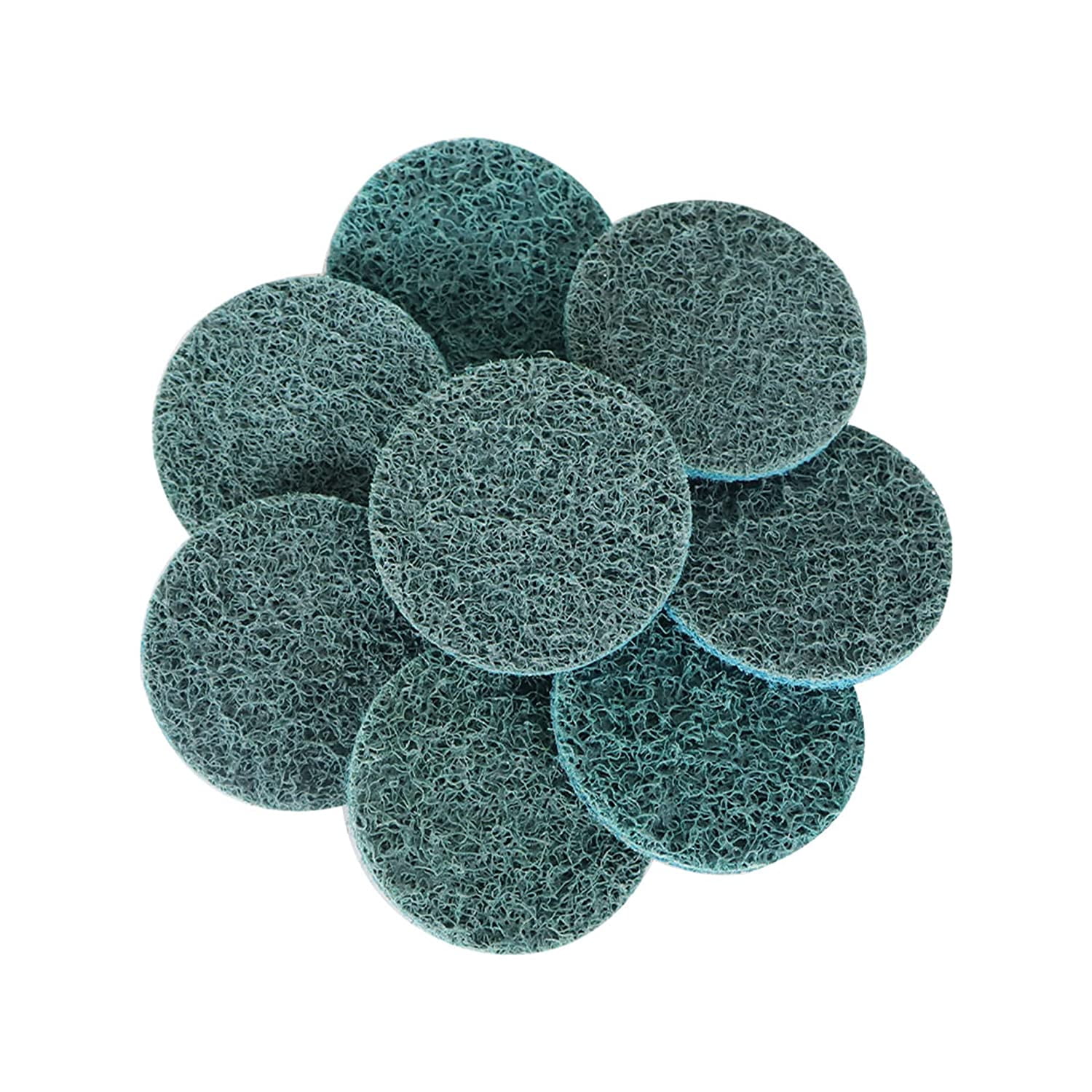 50Pcs 2 Inch Blue Quick Change Surface Prep Conditioning Discs, R-Type ...