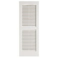 Alpha Shutters Exterior 14'' x 51'' Louvered Shutter (Set of 2 ...