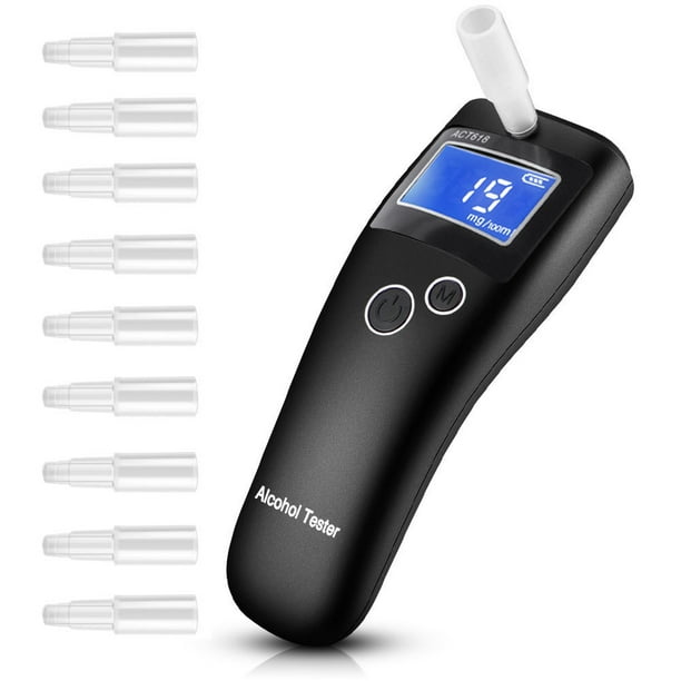 Alcohol Tester Portable Breathalyzer Professional-Grade Accuracy ...