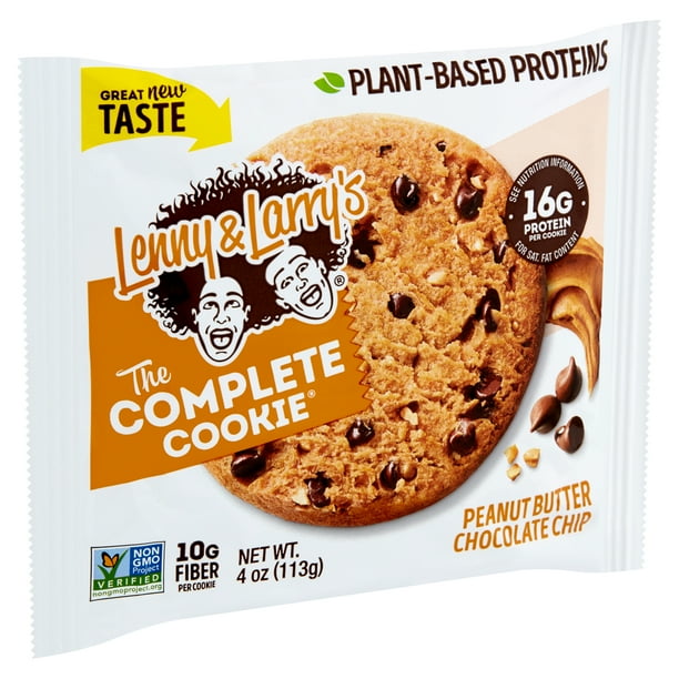 Lenny & Larry's The Complete Cookie, Peanut Butter Chocolate Chip, 4 oz ...