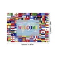 2026 Soccer Cup Backdrop, International Country Flag Banner Background ...