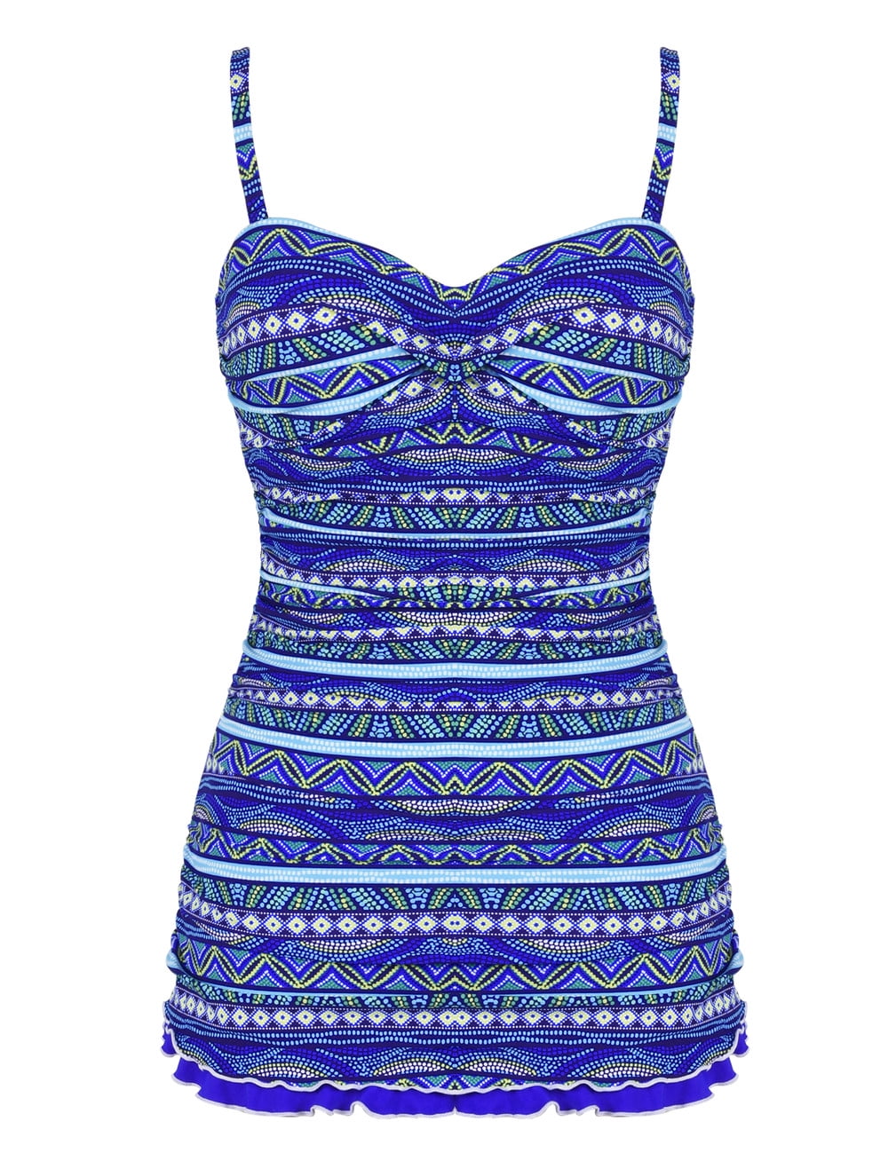 Hilor Women One Piece Swimsuit Tummy Control Bathing Suits Ruffle ...