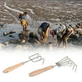 Clamming Claws With Ergonomic Handle Steel Seafood Dig Shell Tool ...