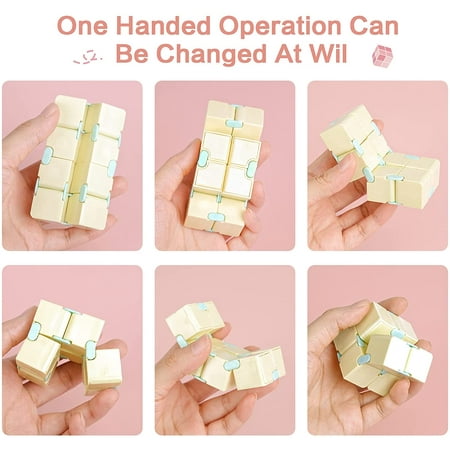 Infinity Cube Fidget Toy Fidget Block Suitable for Children and Adults ...