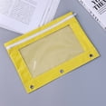LEFTHIGH Home Three Hole Pen Case Transparent Document Folder Oxford ...