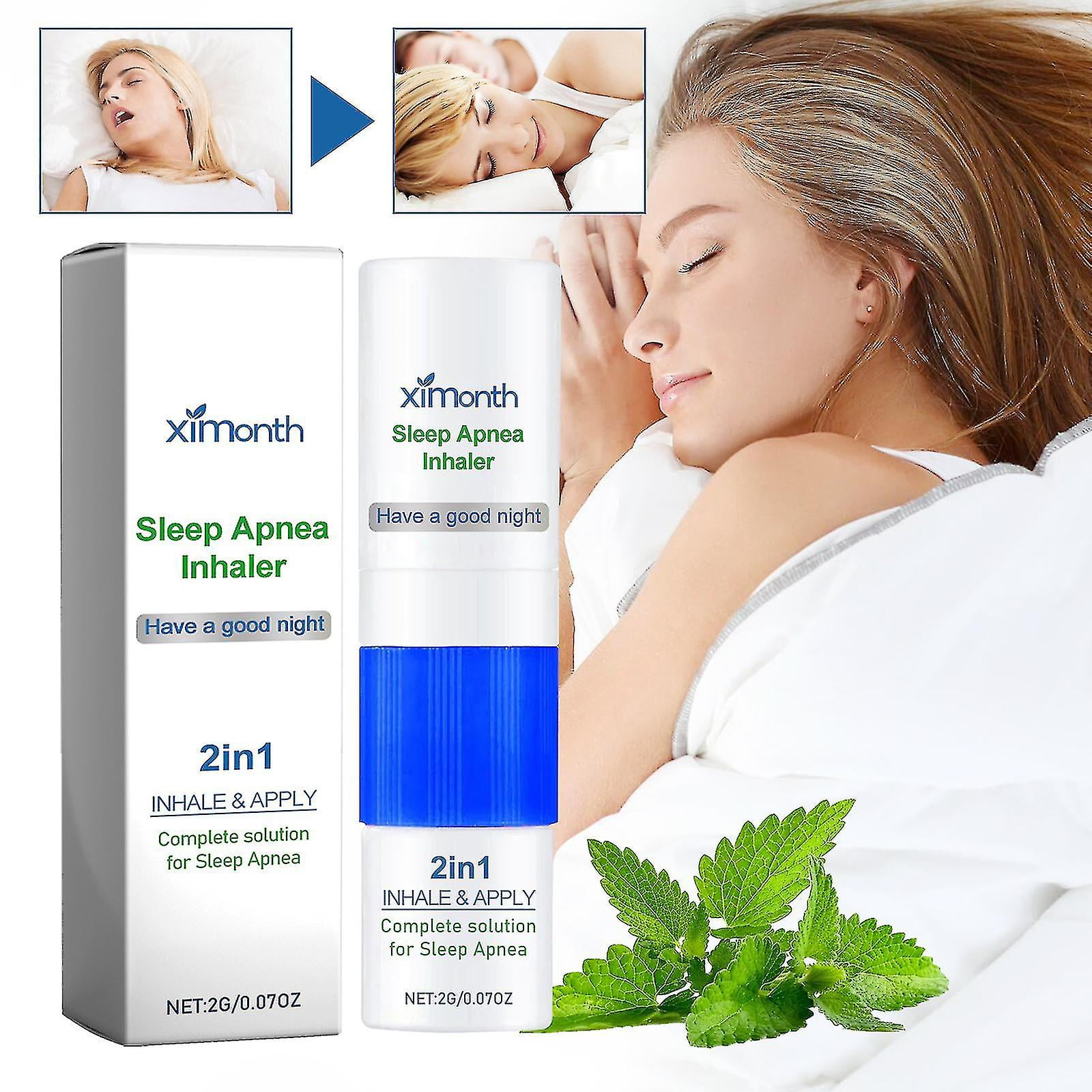 Sleep Apnea Inhaler, Reduce Airway Obstruction And Improve Breathing ...