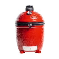 Classic Joe™ III Standalone 18-inch Charcoal Grill in Red, Side Shelves ...