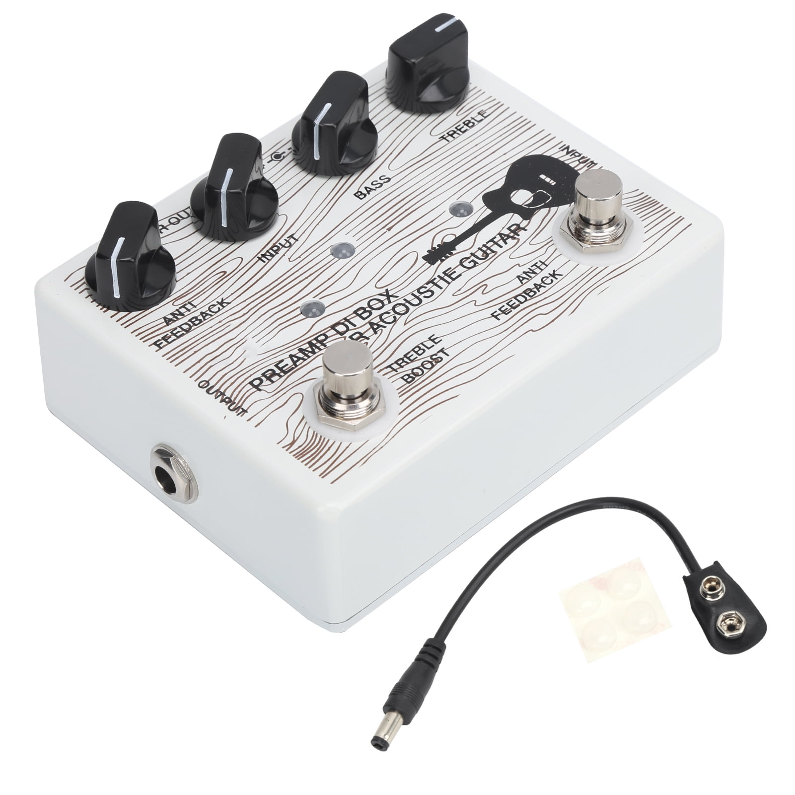 Preamplificador de guitarra, preamplificador eléctrico de pedal para ...