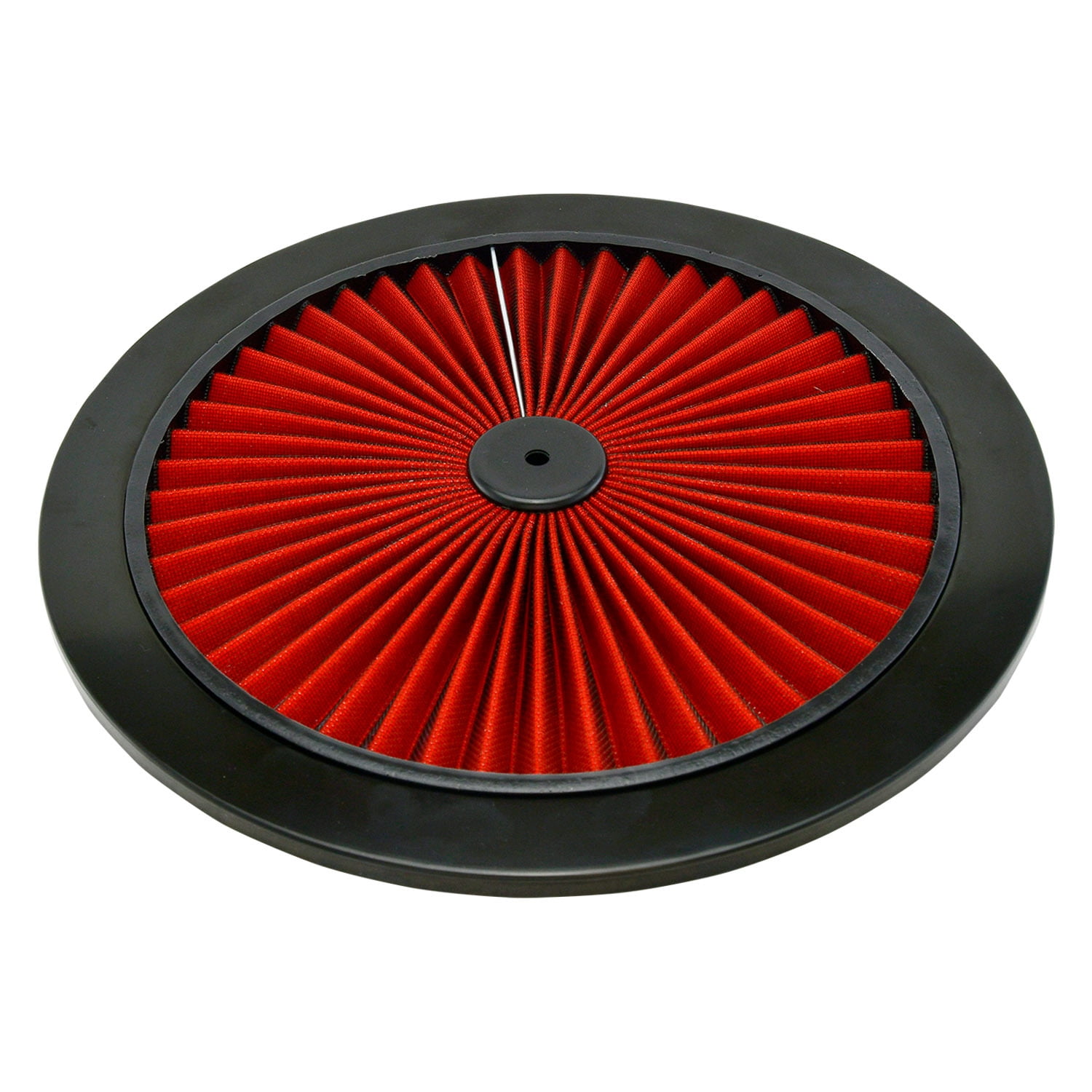 Air Cleaner Top 14in Flow-Thru Red Filter - Walmart.com