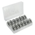 SINGER Class 15 Metal Bobbins in Plastic Storage Case, 12 Count ...