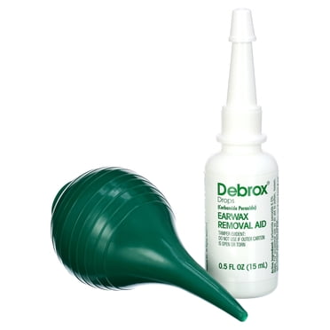 Debrox Ear Wax Removal Kit, Ear Cleaning Kit Includes Rubber Bulb ...
