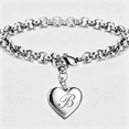 DESIGNICE 2026 New Alphabet Bracelet Romantic Heart Charm Bracelet ...