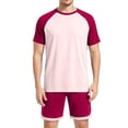 Clossjun Pajamas Set Summer Lightweight Short Sleeve Loungewear Soft ...