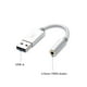 Cable Matters Premium Braided USB to 3.5mm Audio Adapter (USB Audio ...