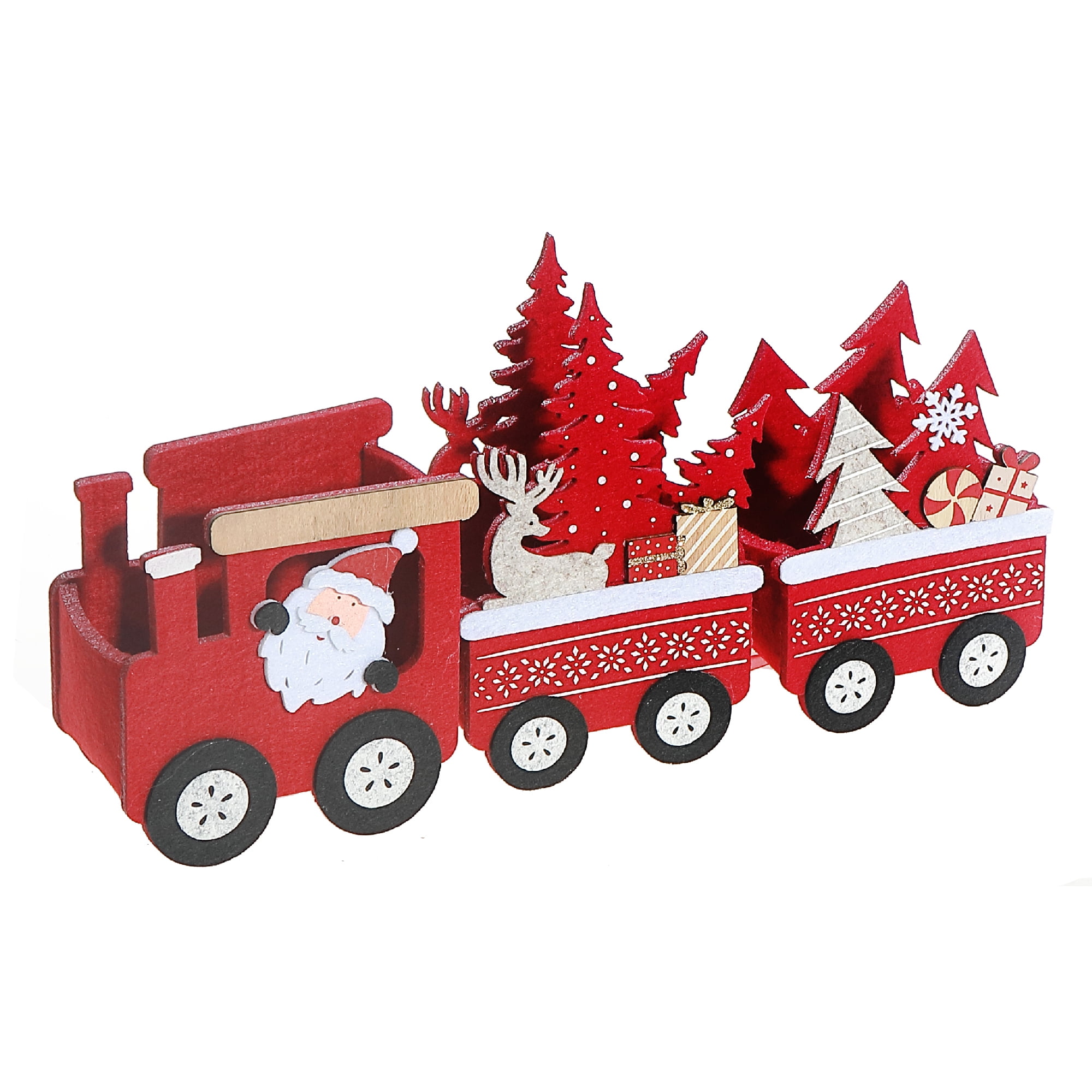 Click here for Ih Casadécor Red Felt Santas Express Train prices