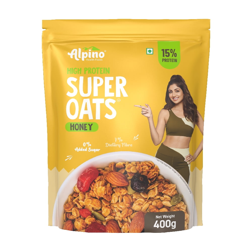 Click here for Alpino High Protein Rolled Oats Honey 400 Gm Old-F... prices