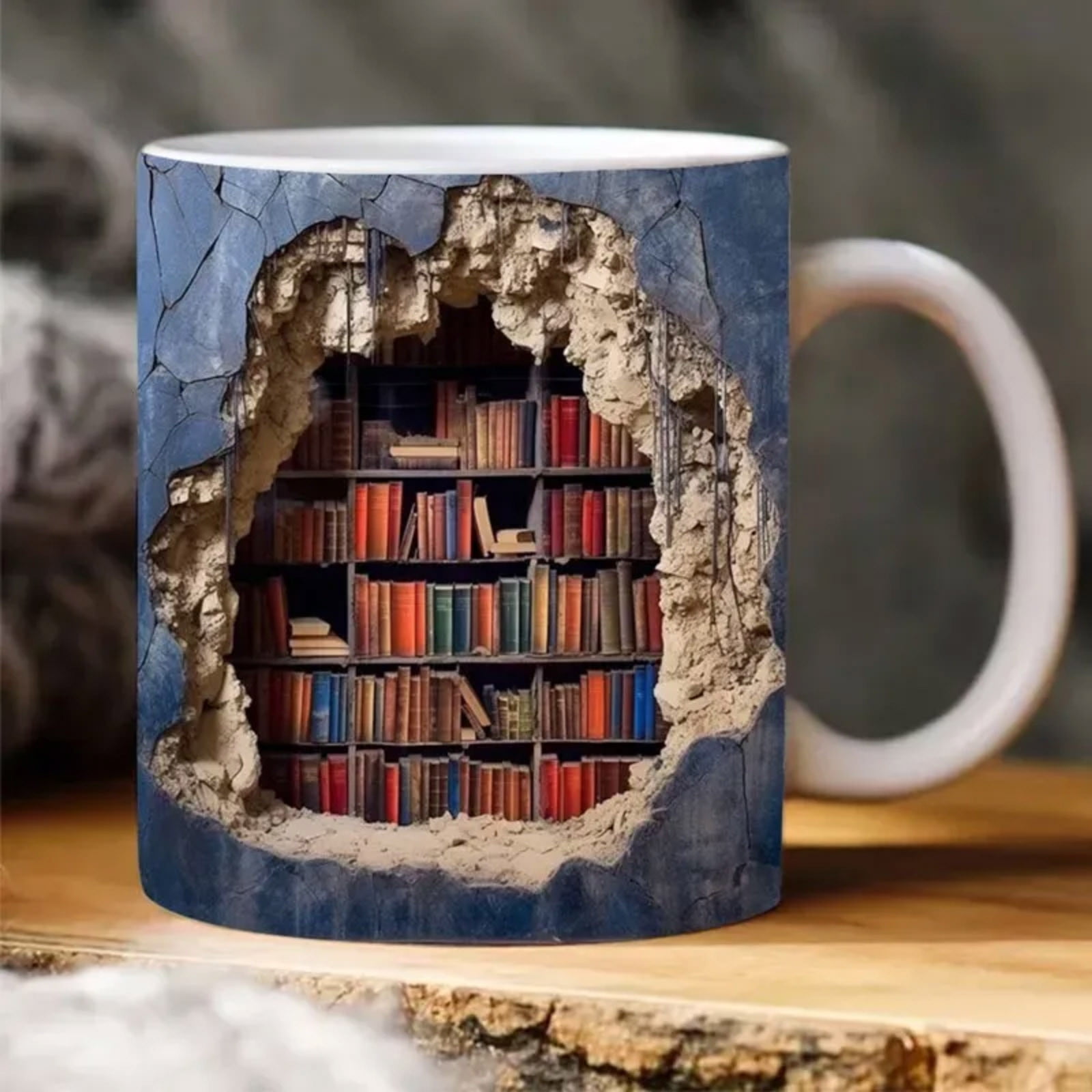 Click here for Cehvom Burn Book Coffee Mug retro Bookcase Mug 3d... prices