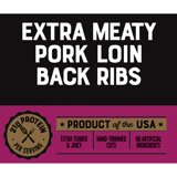 Smithfield Extra Meaty Fresh Pork Back Ribs, 2.1 - 3.8 lb - Walmart ...
