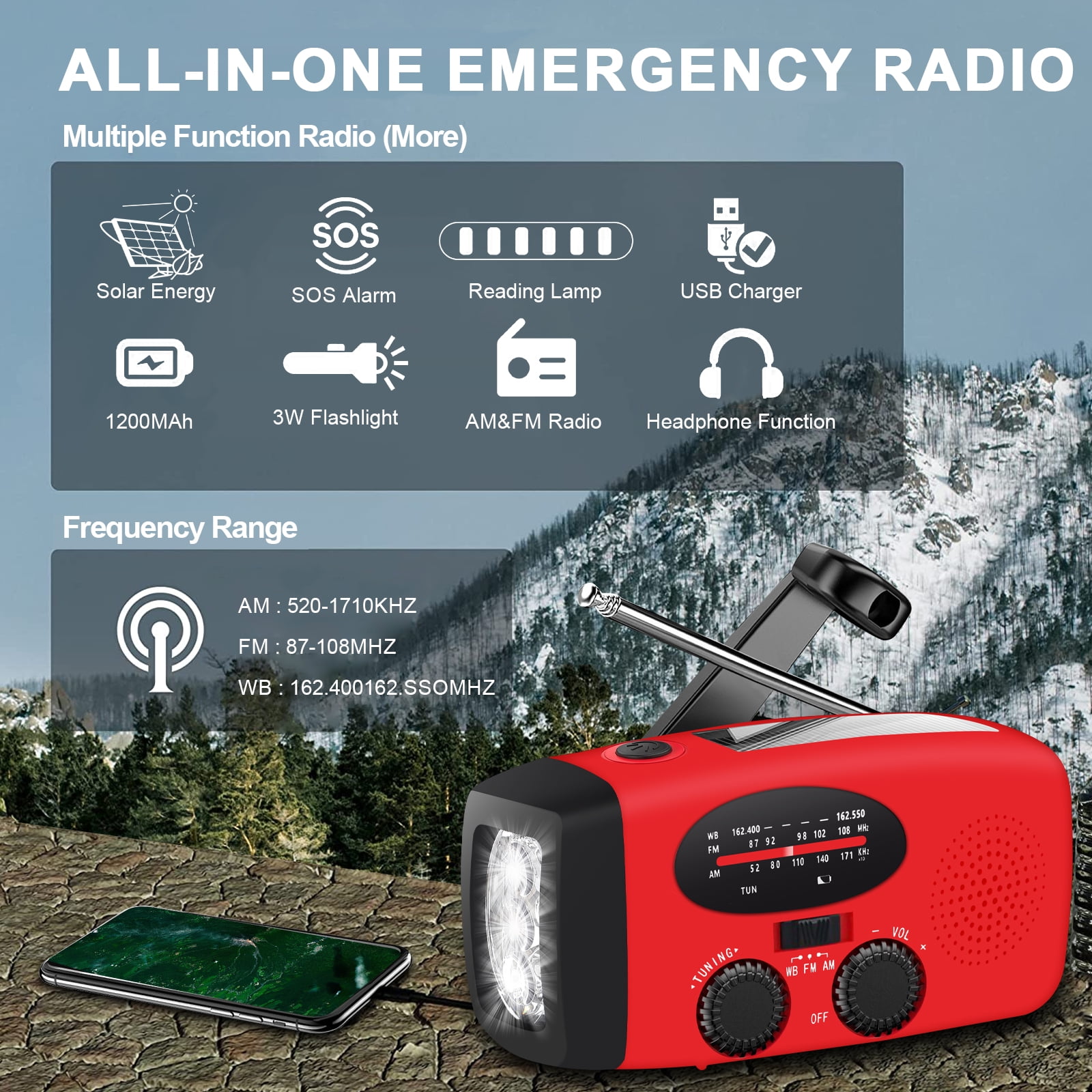 Walmart Battery Powered Emergency Radio