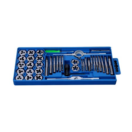 40Pcs Metric Tap Wrench and Die Pro Set M3-M12 Nut Bolt Alloy Metal Hand Tools | Walmart Canada