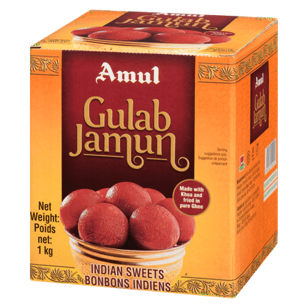 Amul Gulab Jamun 1Kg, Amul Gulab Jamun is a delicious Indian sweet made ...