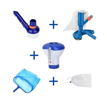 Portable Swimming Pool Vacuum Cleaner Dosing Thermometer Cleaning ...